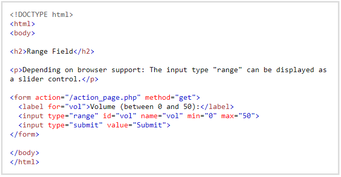 آموزش HTML Input Types | آتریا